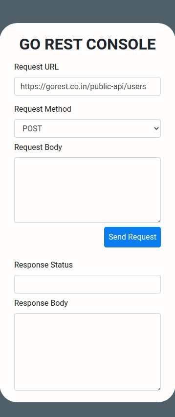 GitHub - bukka5sandhya/Go-Rest-Console-Javascript
