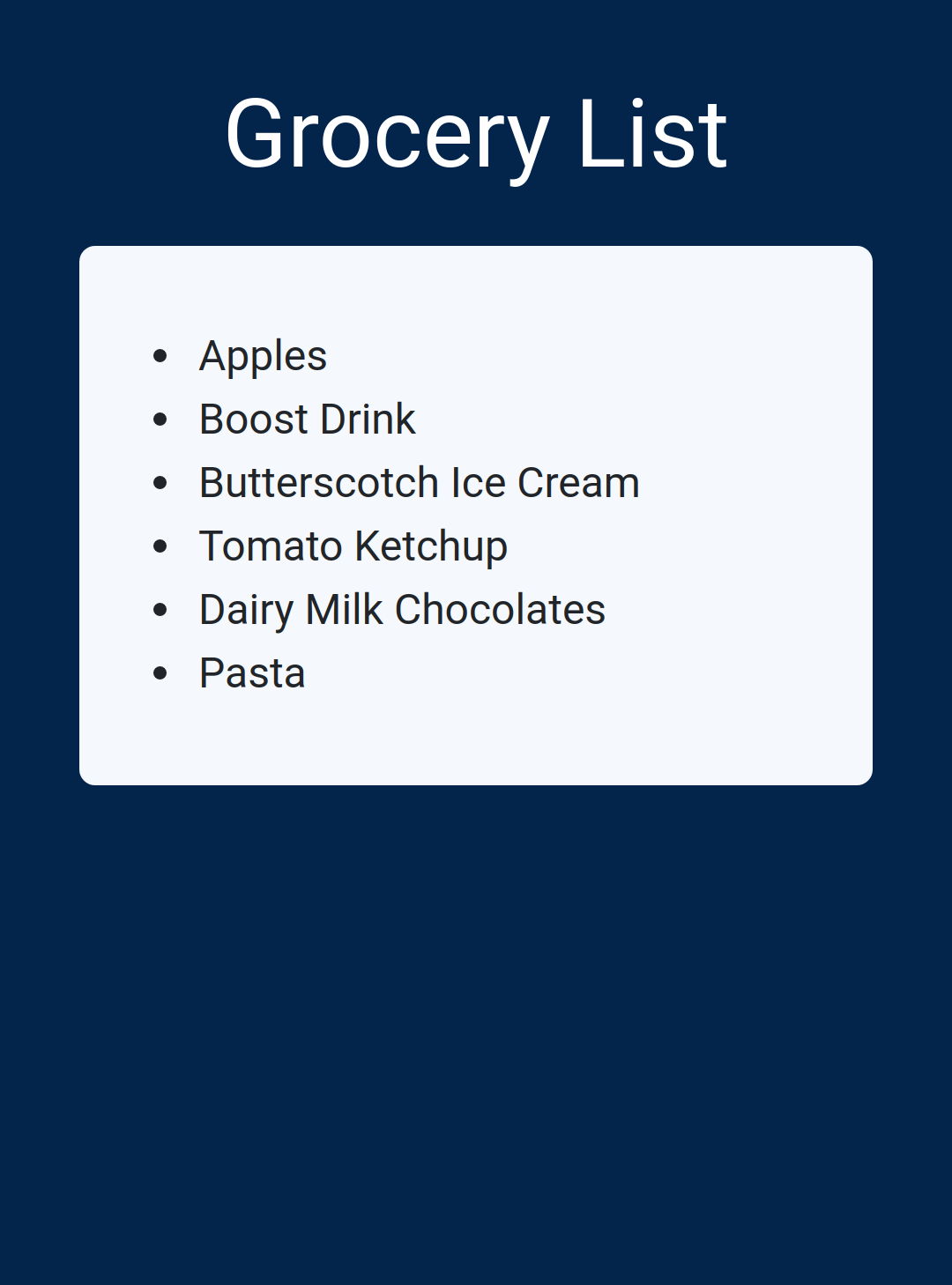GitHub - RabbanMehamood/GroceryList-using-object-and-dom-javascript
